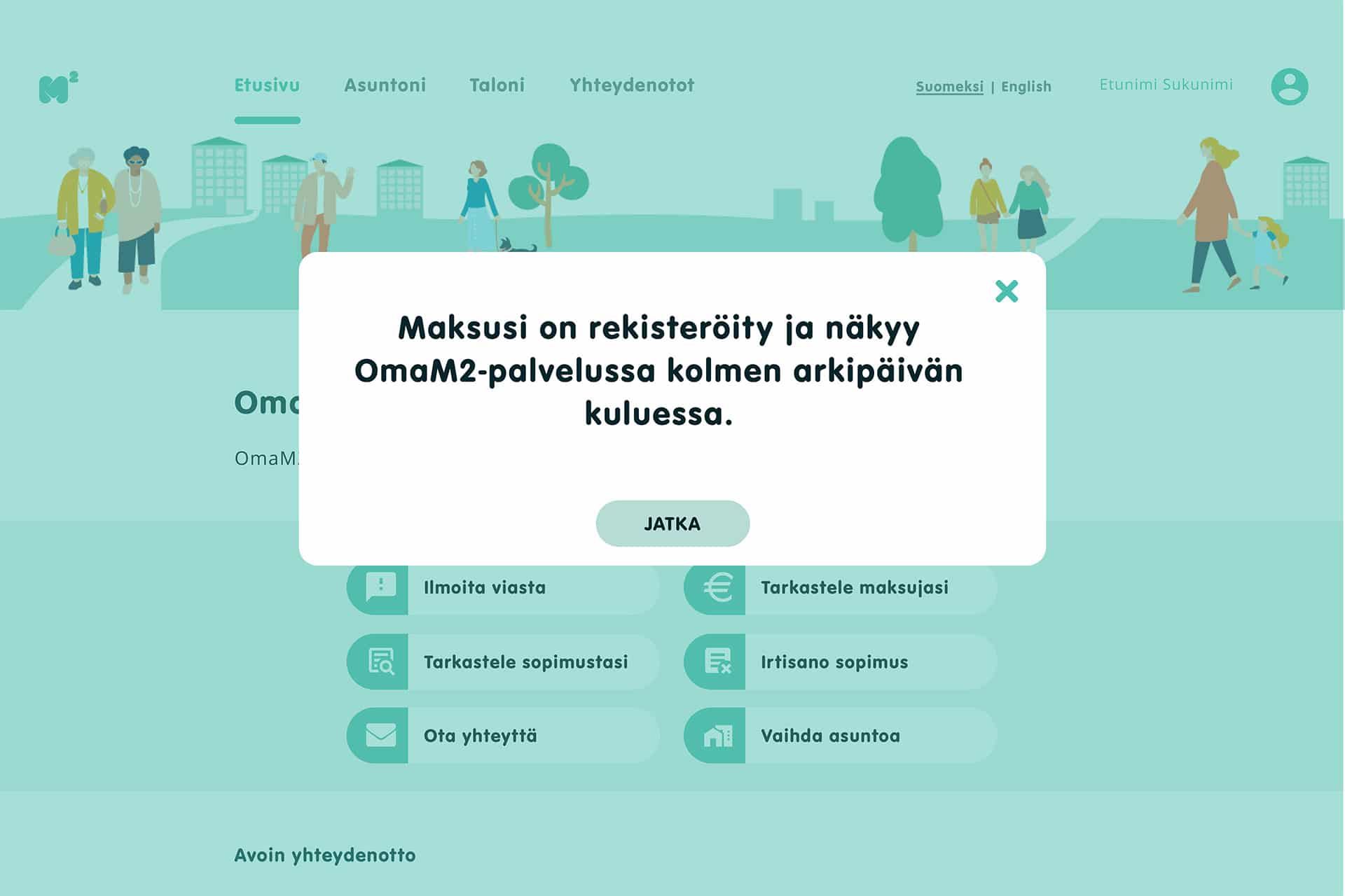 Uusia ominaisuuksia OmaM2-palveluun - M2-Kodit
